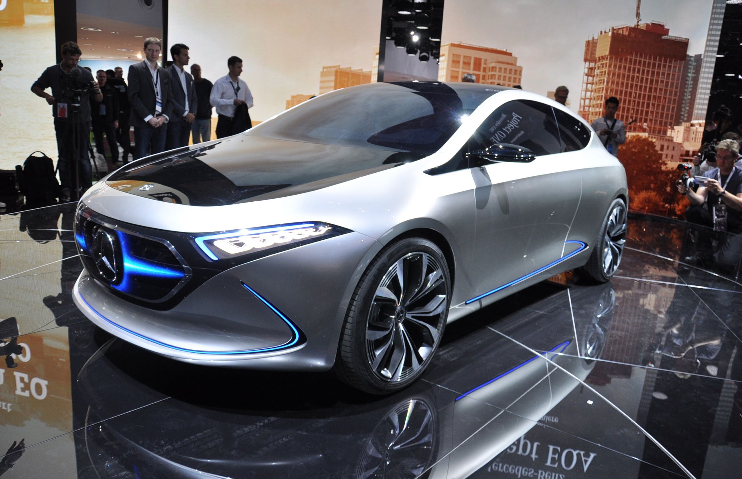 Mercedes-Benz Concept EQA is a surprisingly punchy EV hatchback | Driving