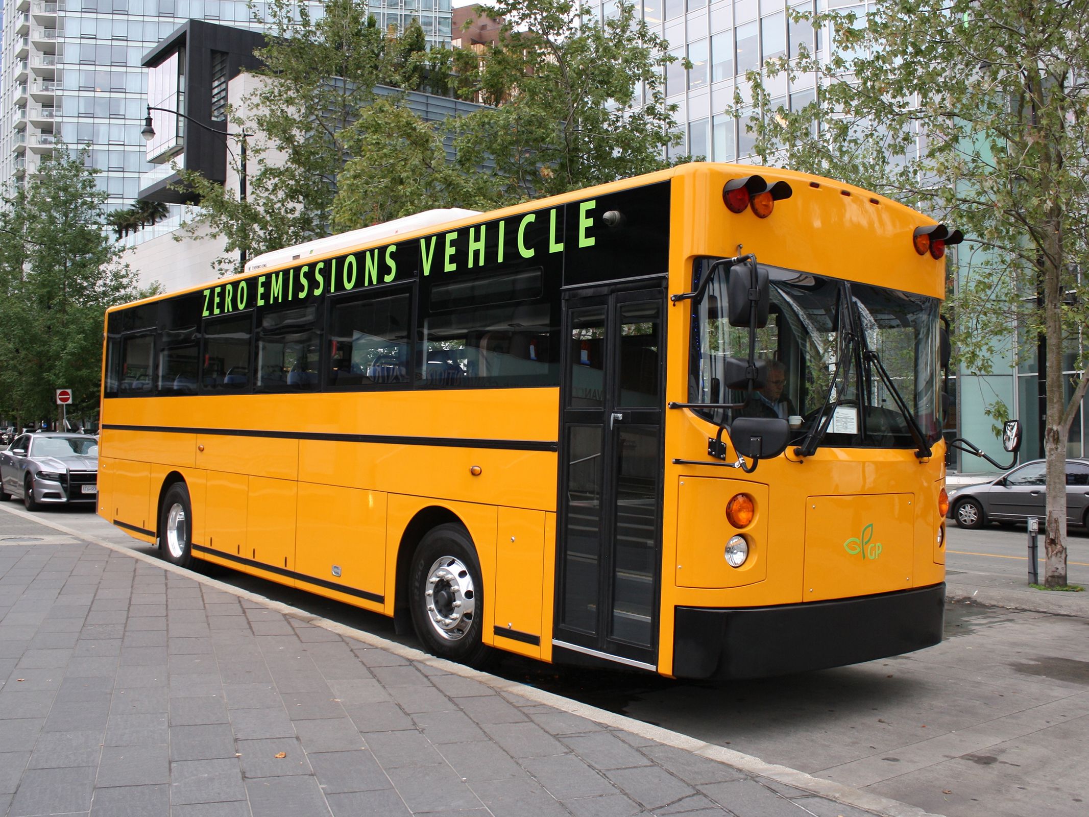 A green take on the classic yellow school bus | Driving
