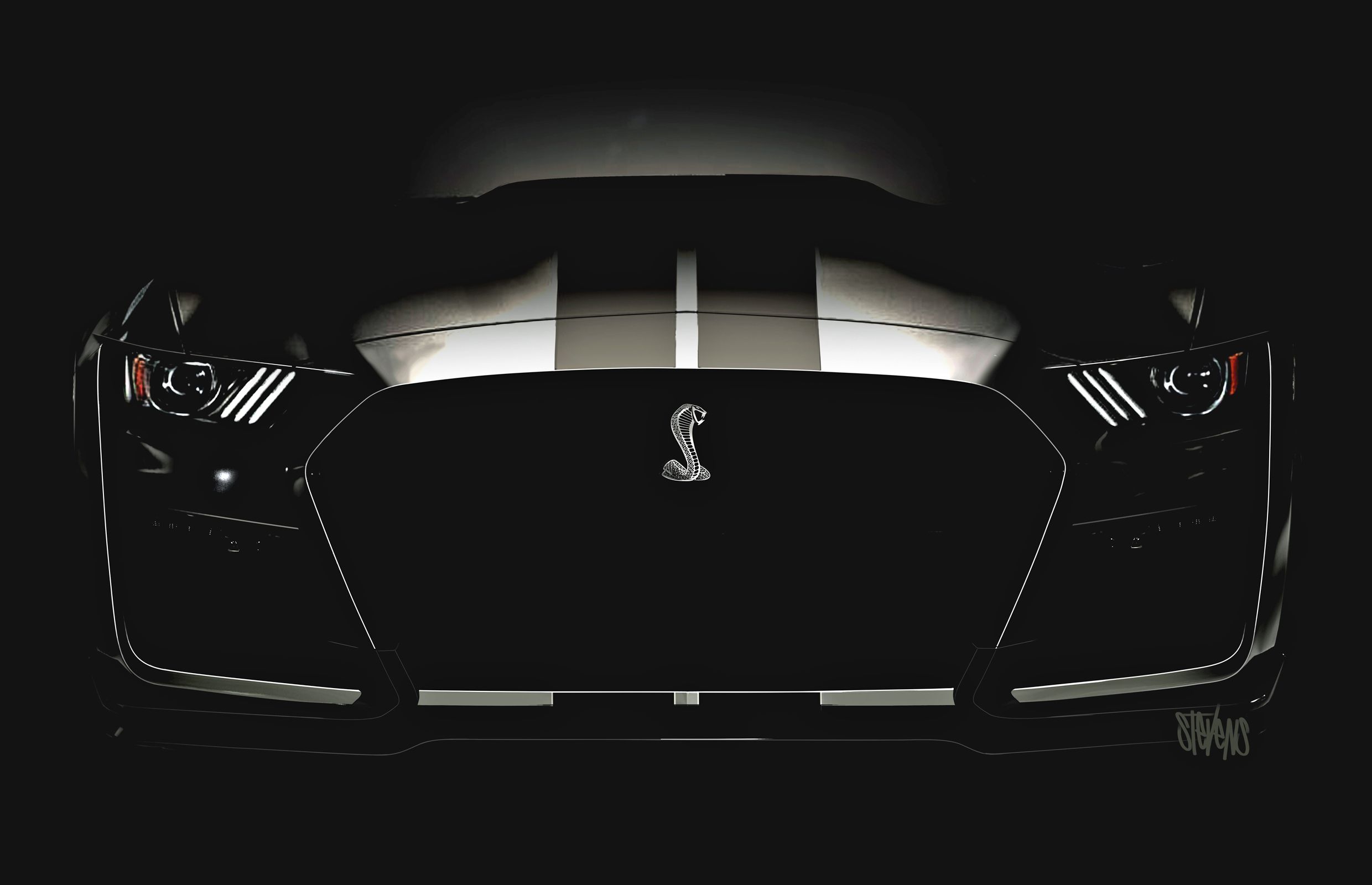 Ford teases the face of new, 700-plus horsepower Mustang Shelby GT500 ...