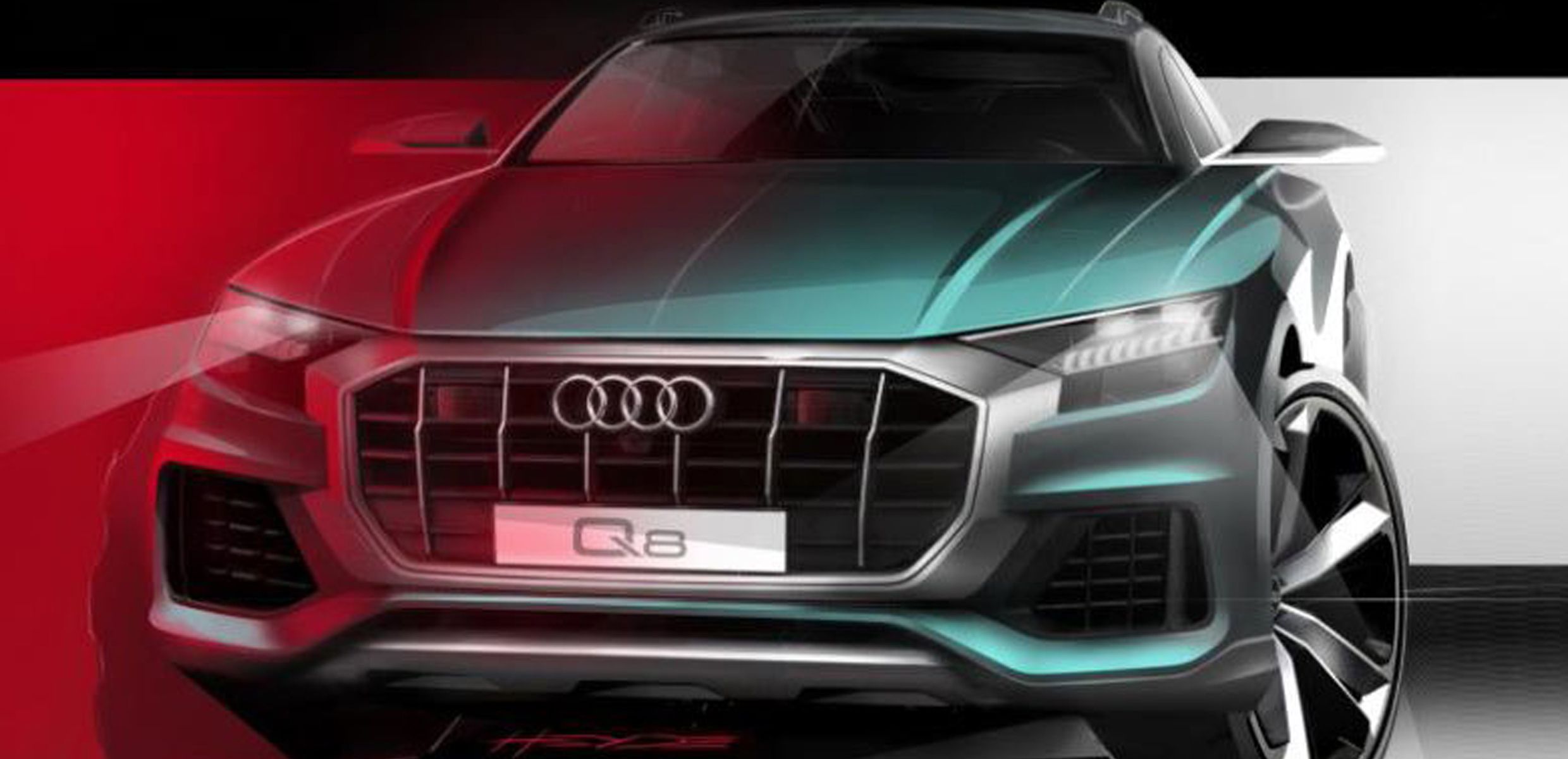 Audi teases front end of new Q8 SUV | Driving