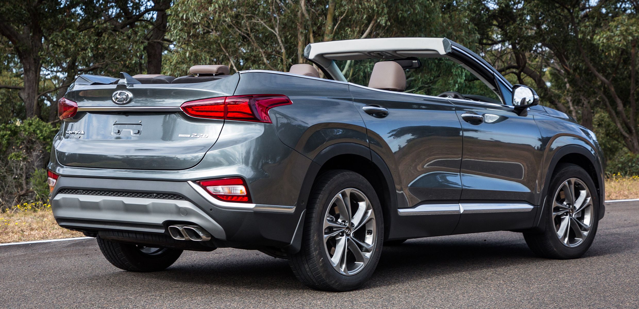 Hyundai Australia reveals one-off convertible Santa Fe | Driving