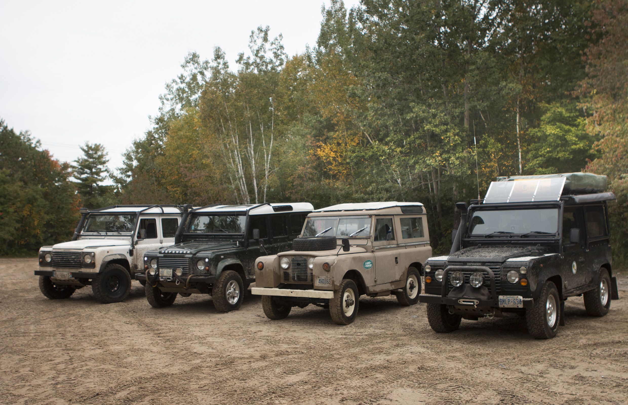 Off-roading in classic Land Rovers is the ultimate adventure | Driving