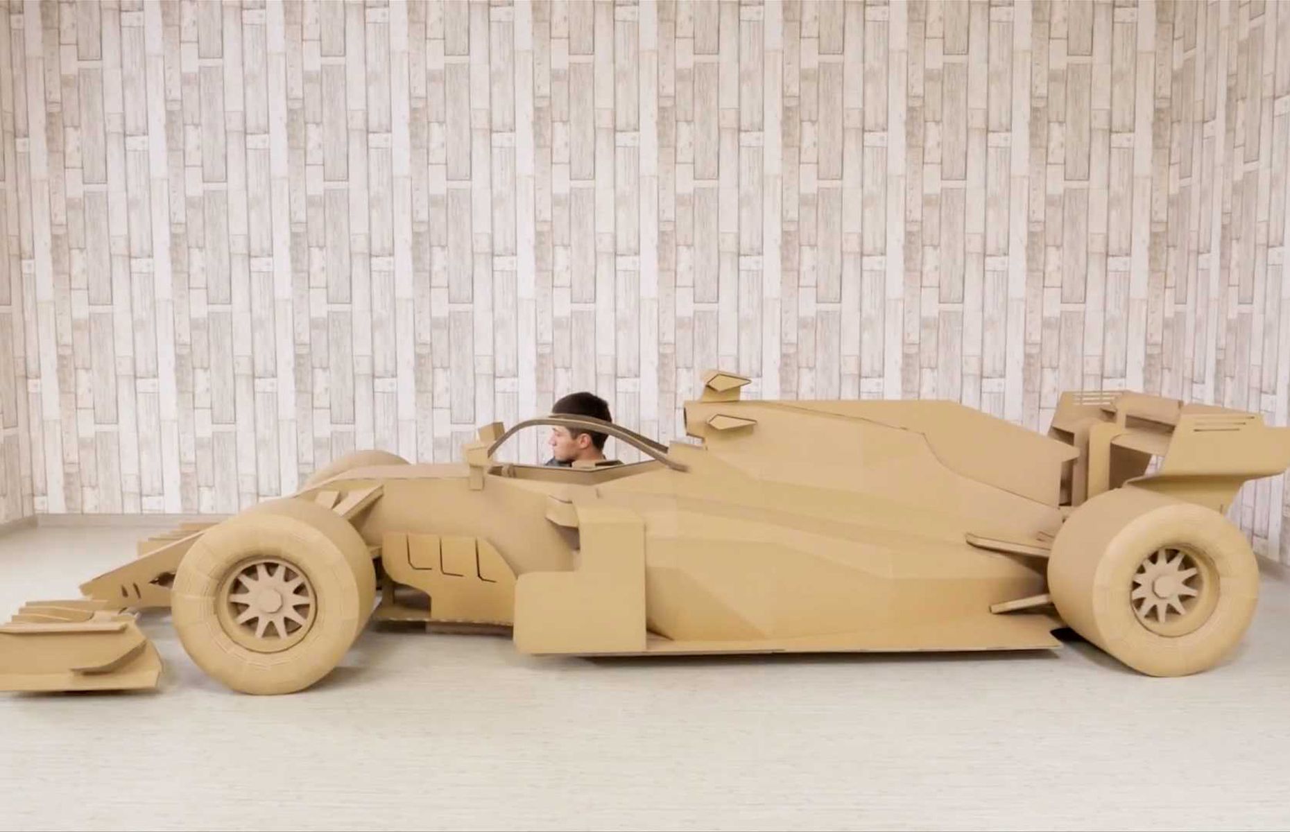 These guys just spent 500 hours building an F1 car from cardboard | Driving