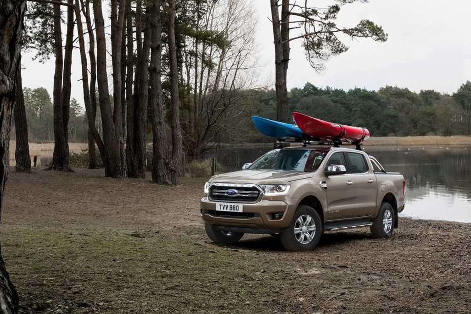The Ford Ranger can tow up to 20 trailers, because why not? | Driving