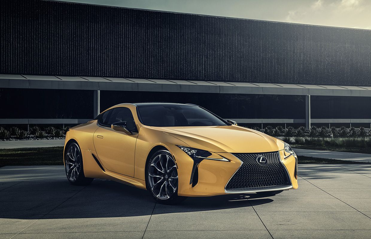 2019 Lexus LC500 Inspiration Series is very yellow | Driving