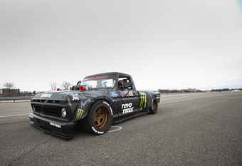 Ken Block's 'Hoonitruck' Ford F-150 is a ridiculous, tire-shredding ...