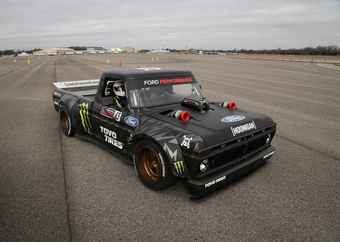 Ken Block's 'Hoonitruck' Ford F-150 is a ridiculous, tire-shredding ...