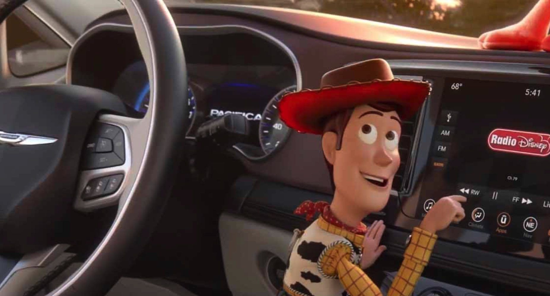 Watch the 'Toy Story 4' characters throw a dance party in a Chrysler ...
