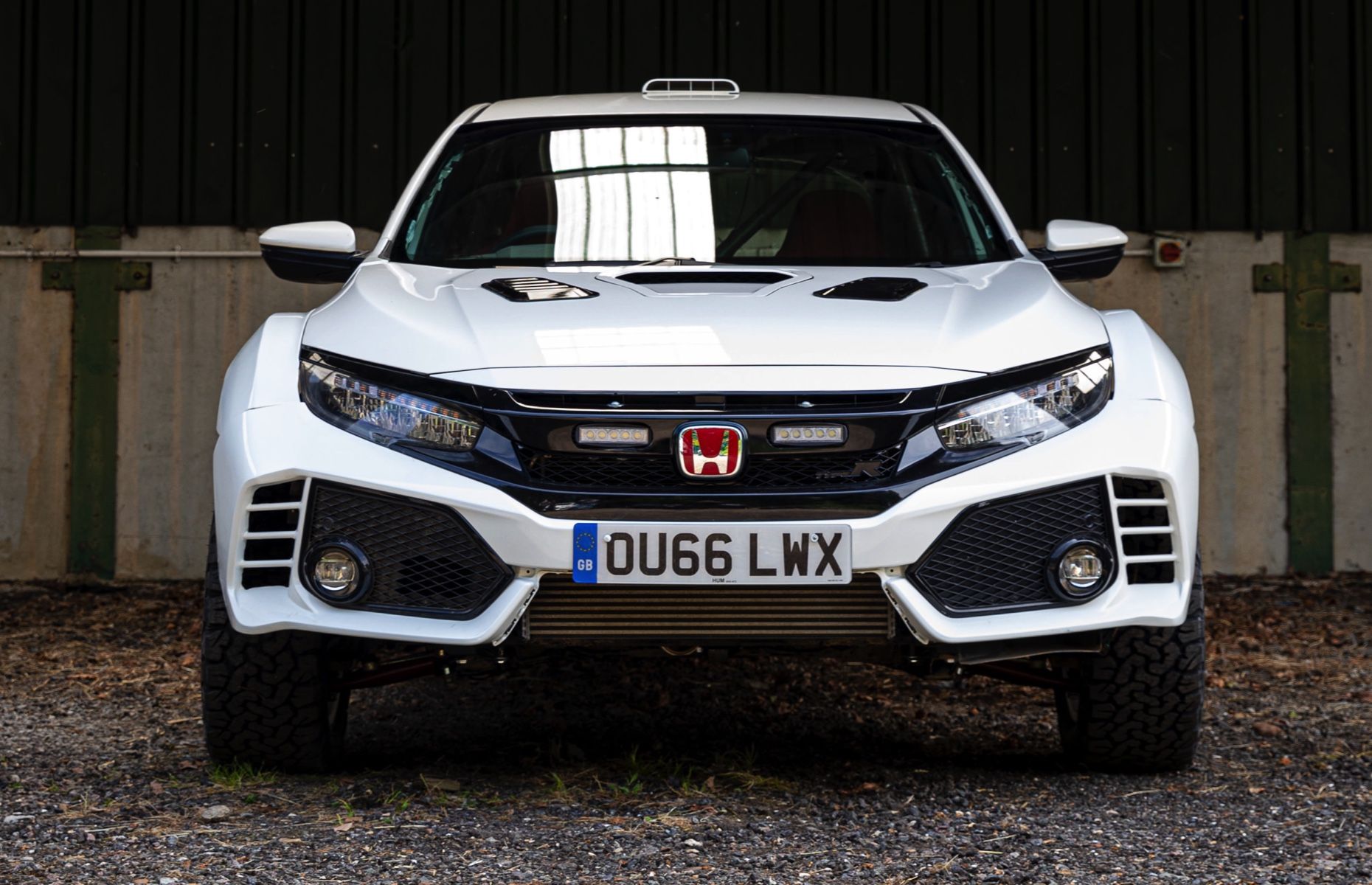 Honda U.K. reveals lifted, off-road Civic Type R rally car | Driving