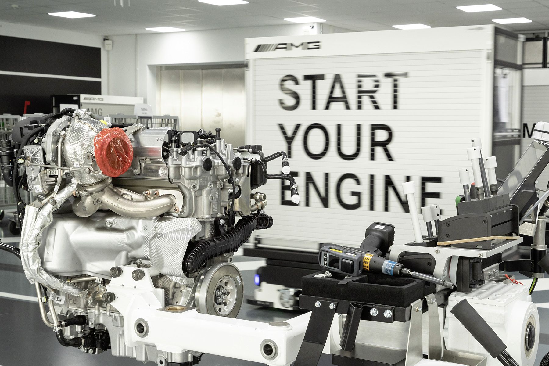New Mercedes-AMG four-cylinder engine makes over 100 horsepower per ...