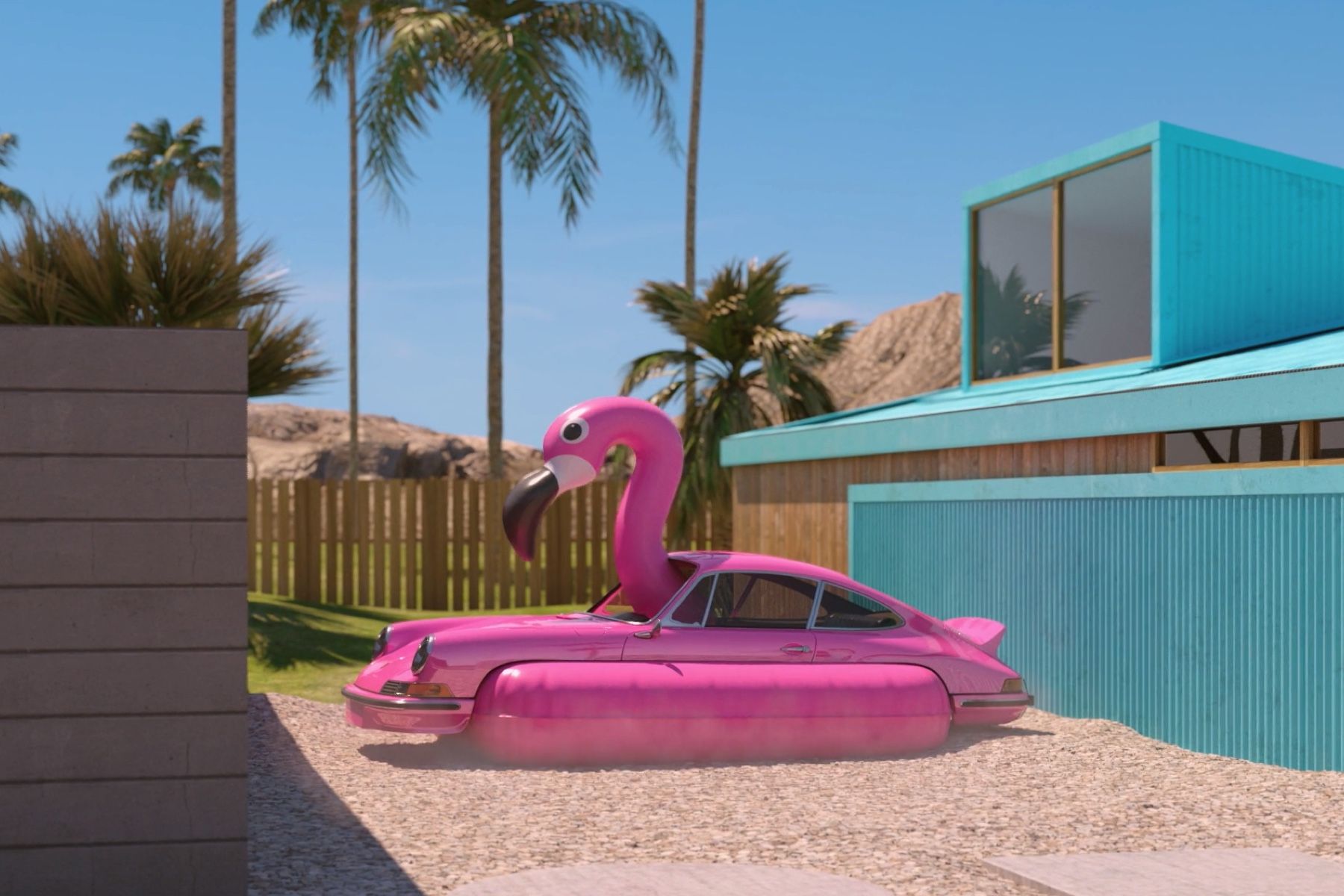 This animated short featuring classic cars as pool floaties is ...