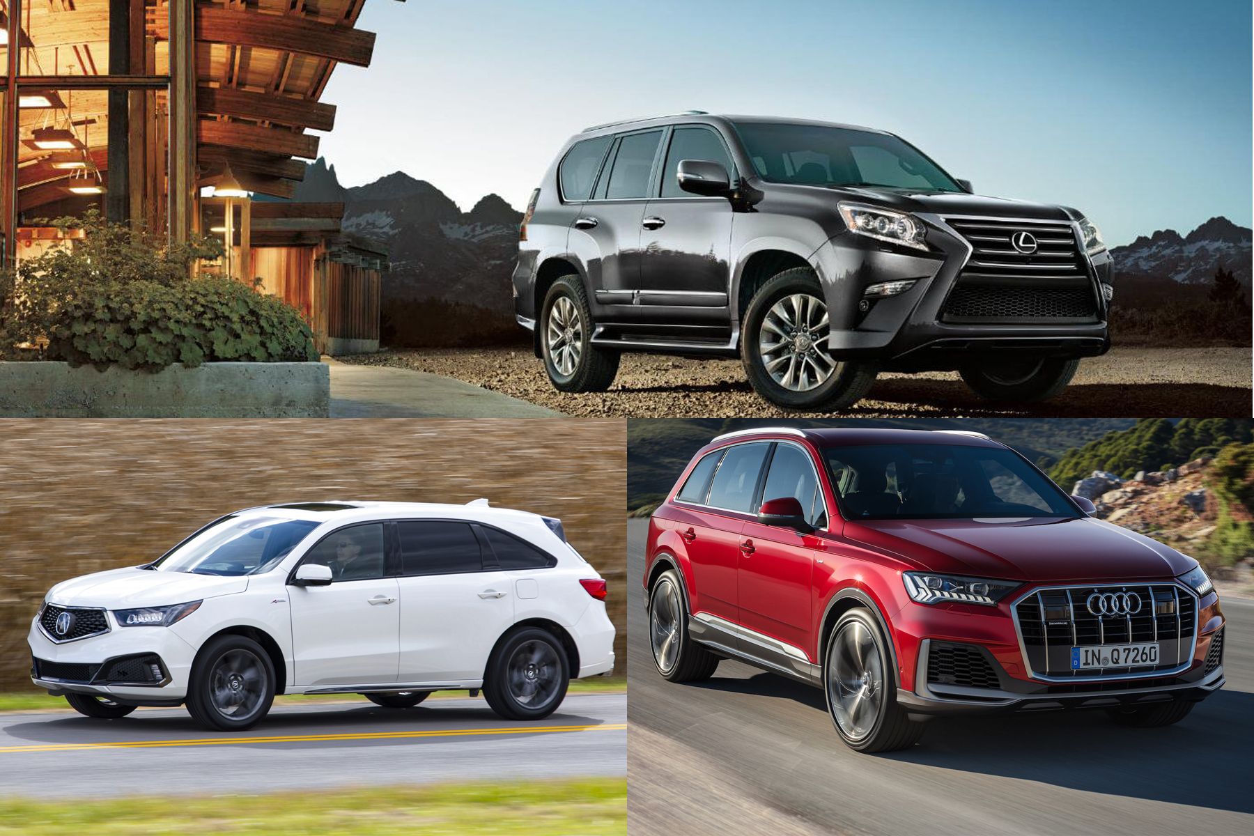 Three seven-seat luxury crossovers with all-wheel-drive and generous ...