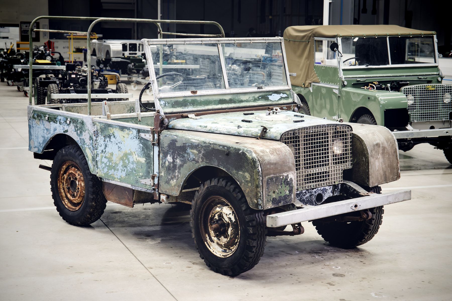 One of the first-ever Land Rovers just hit the mud for the first time ...