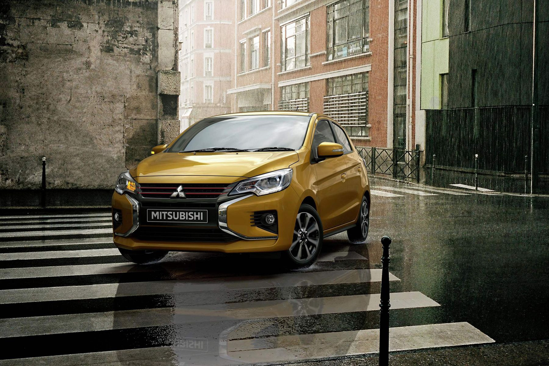 The 2021 Mitsubishi Mirage gets a fresh look and more driver's aids ...