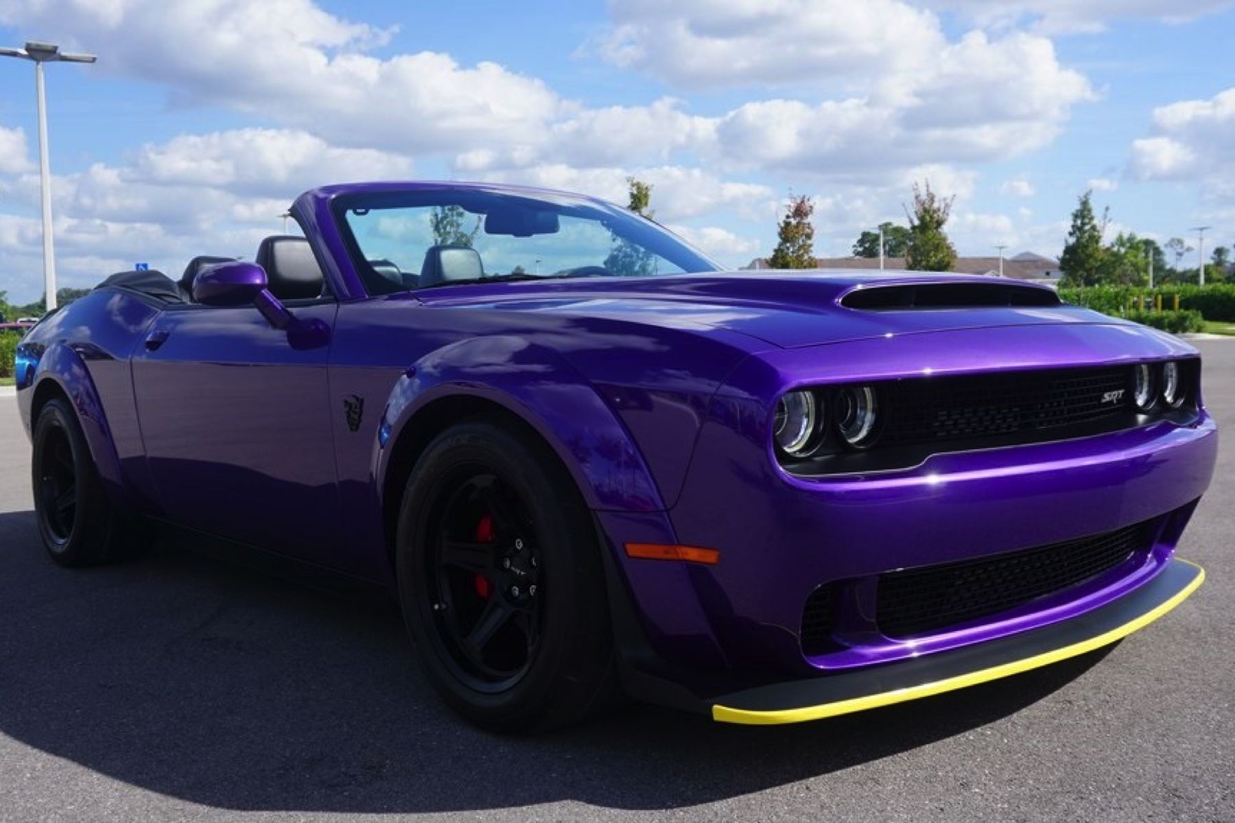 Somebody is selling a custom Dodge Challenger SRT Demon convertible ...