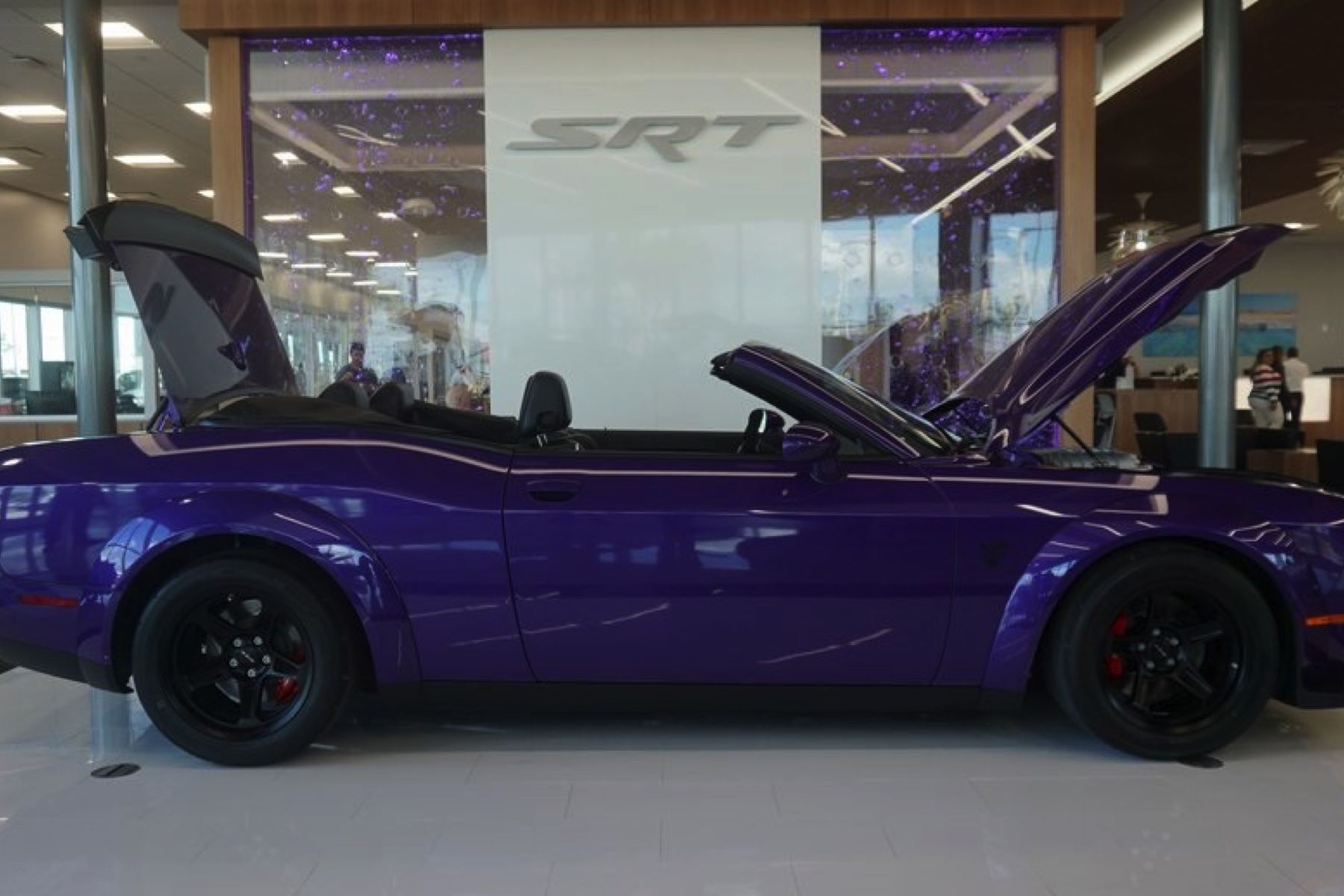 Somebody is selling a custom Dodge Challenger SRT Demon convertible ...
