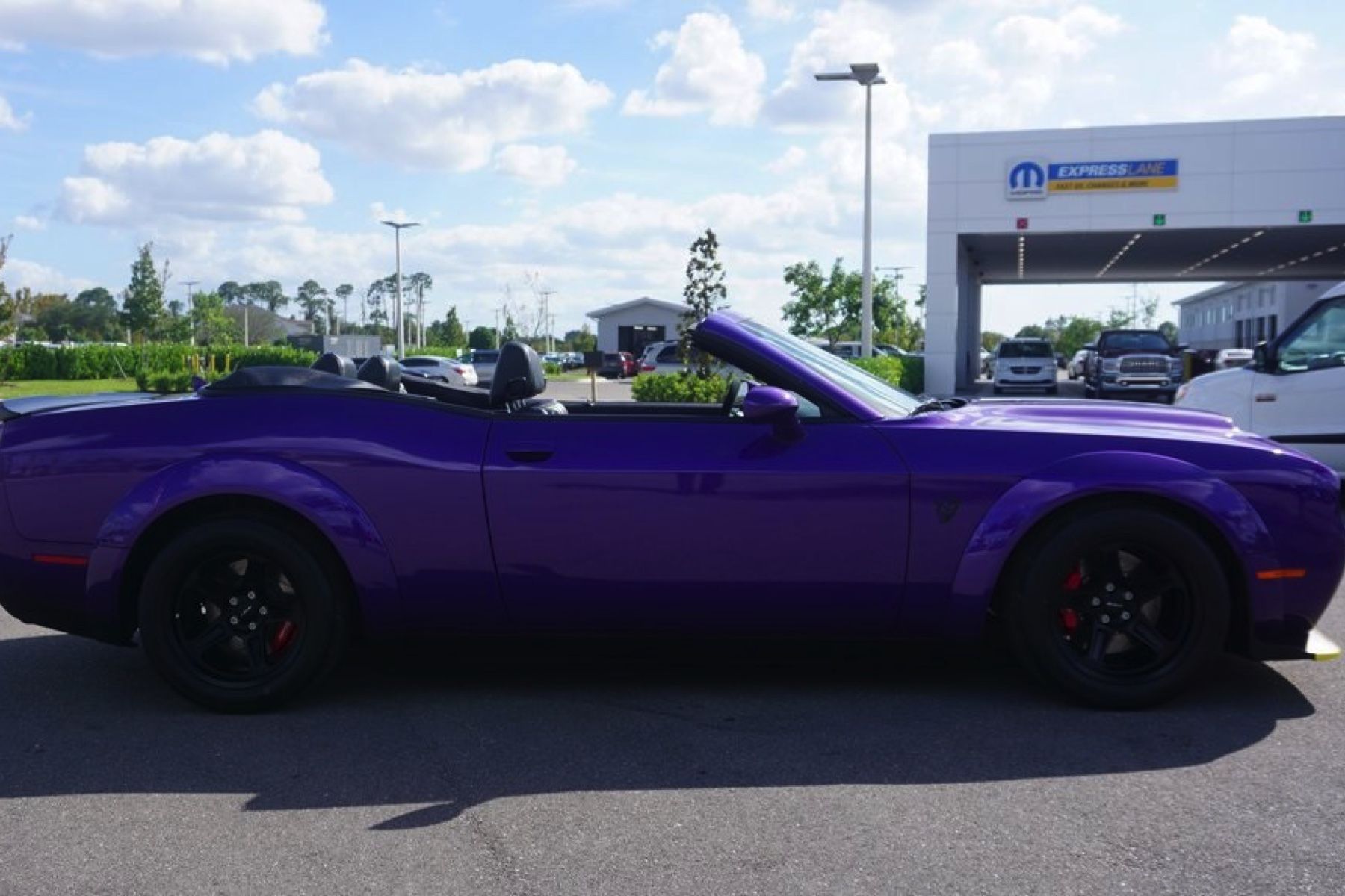 Somebody is selling a custom Dodge Challenger SRT Demon convertible ...