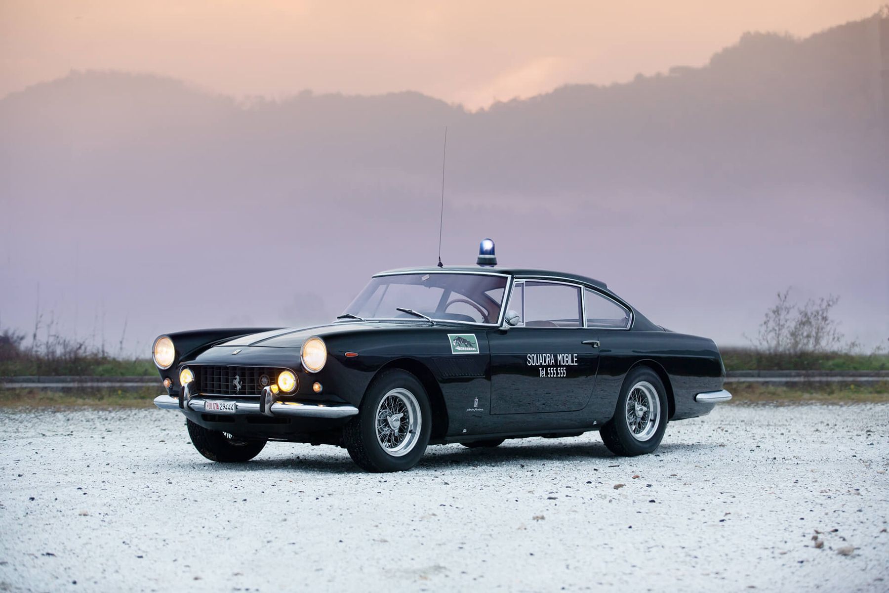 This classic '62 Ferrari, the coolest police car ever built, can now be ...
