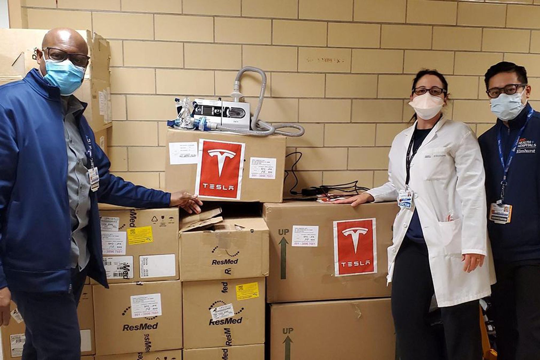 U.S. hospitals 'MacGyver' Tesla-donated breathing machines to work ...