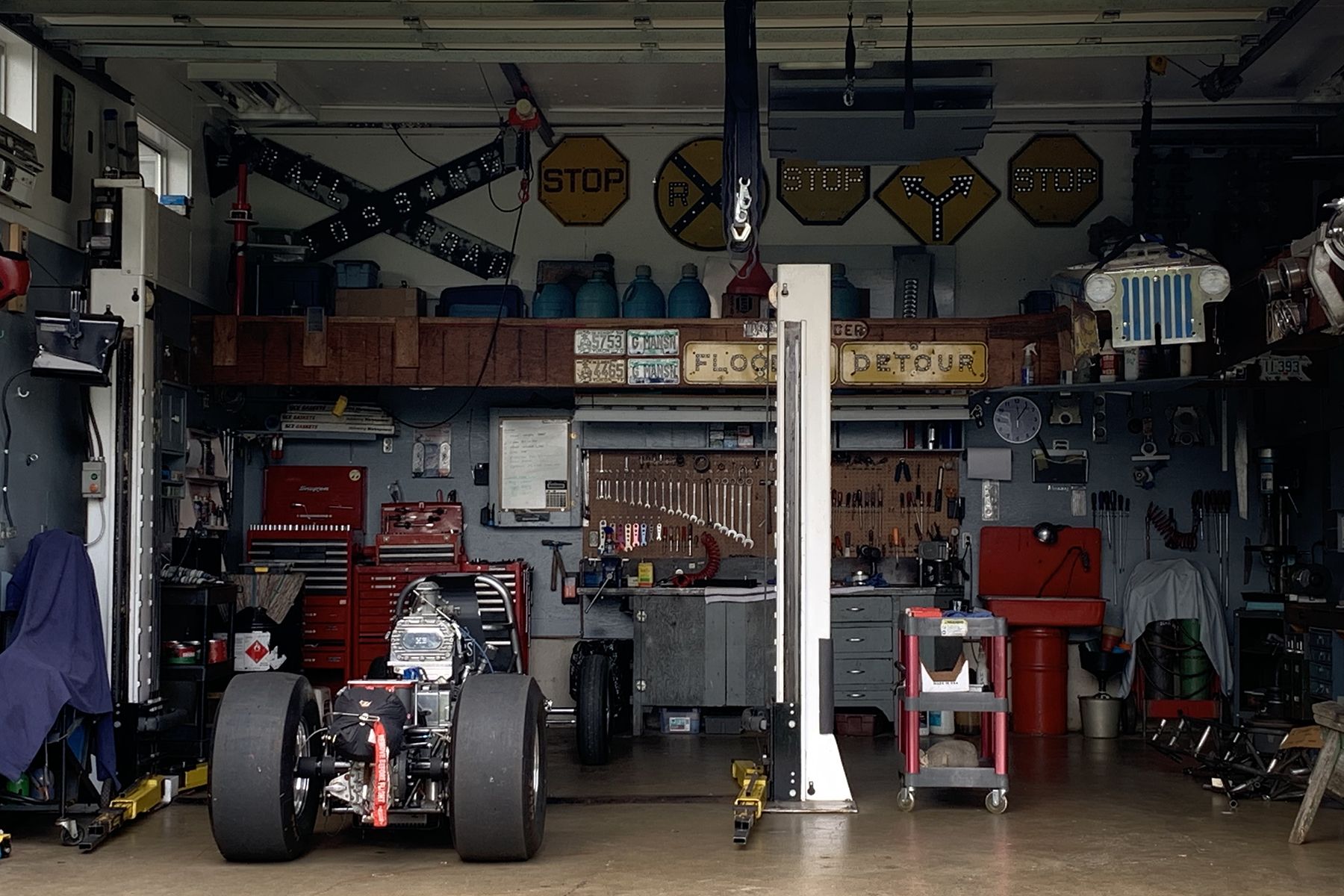 Roger the Racer learns a hard lesson about garage safety | Driving