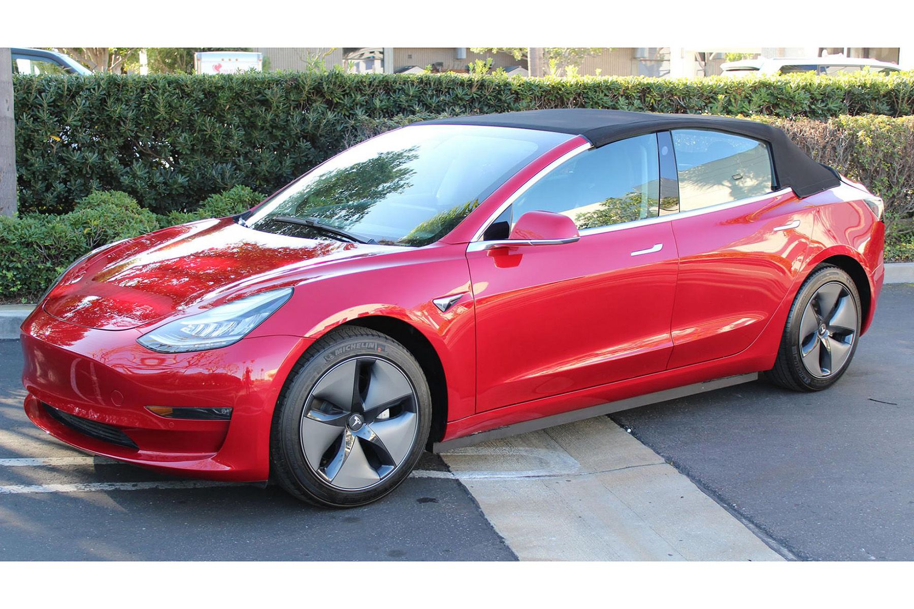 This Tesla Model 3 Convertible is what we call 'eye broccoli' | Driving