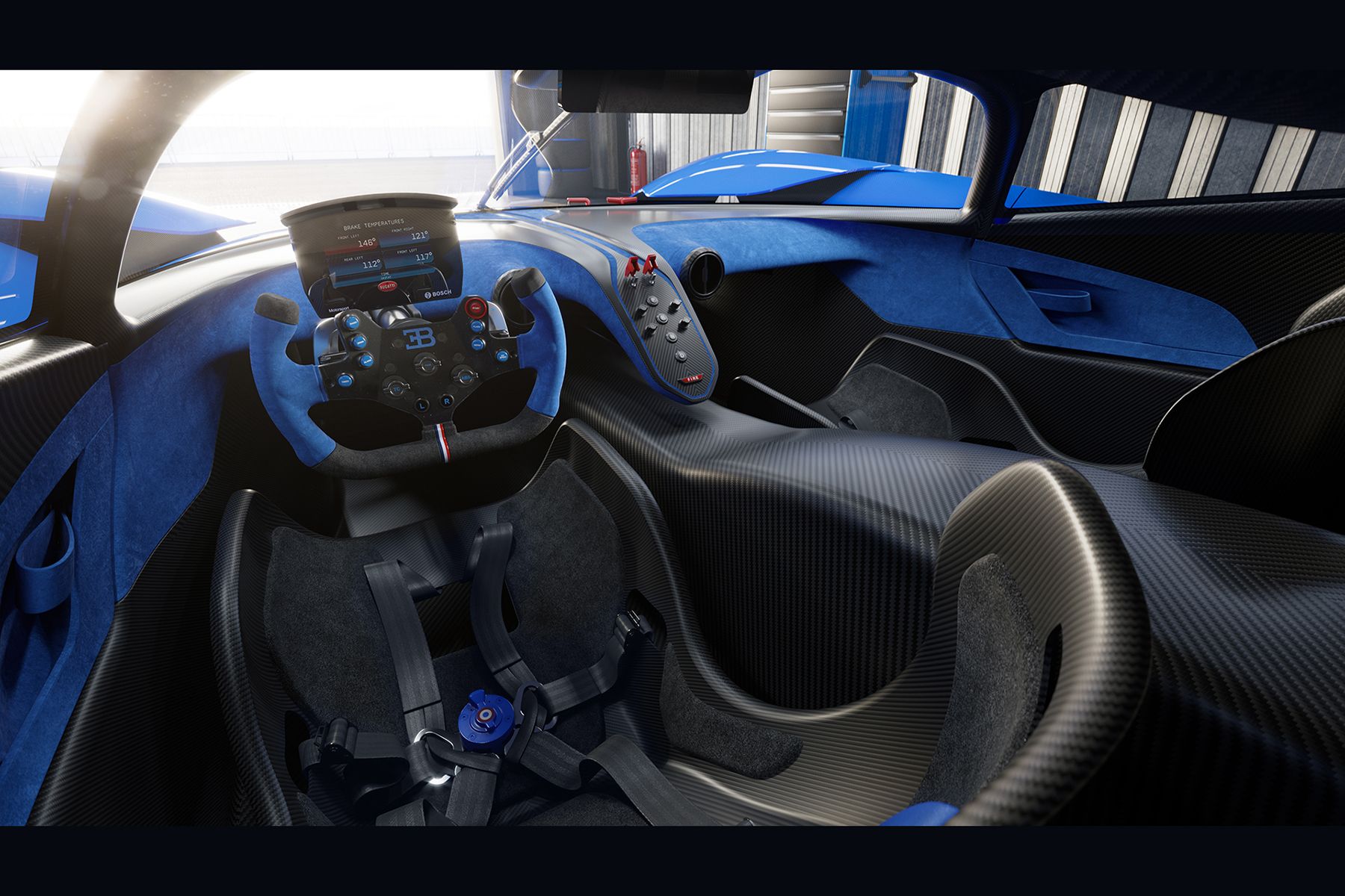 Bugatti's Bolide is a one-off 499-km/h-top-speed lightweight race car ...