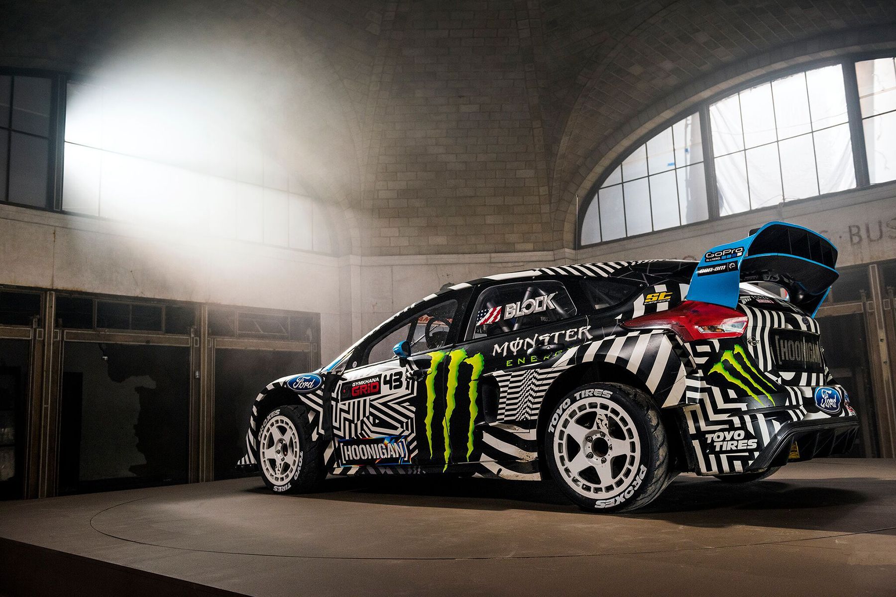 Ken Block destroys tires of fast Fords before auctioning them for ...