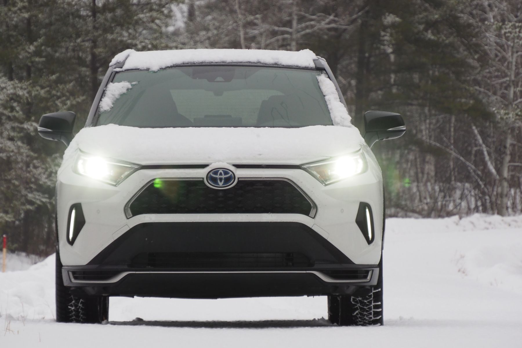 Tackling winter in the 2021 Toyota RAV4 Prime | Driving