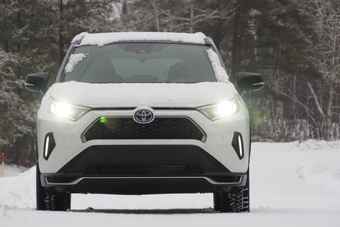 Tackling winter in the 2021 Toyota RAV4 Prime | Driving