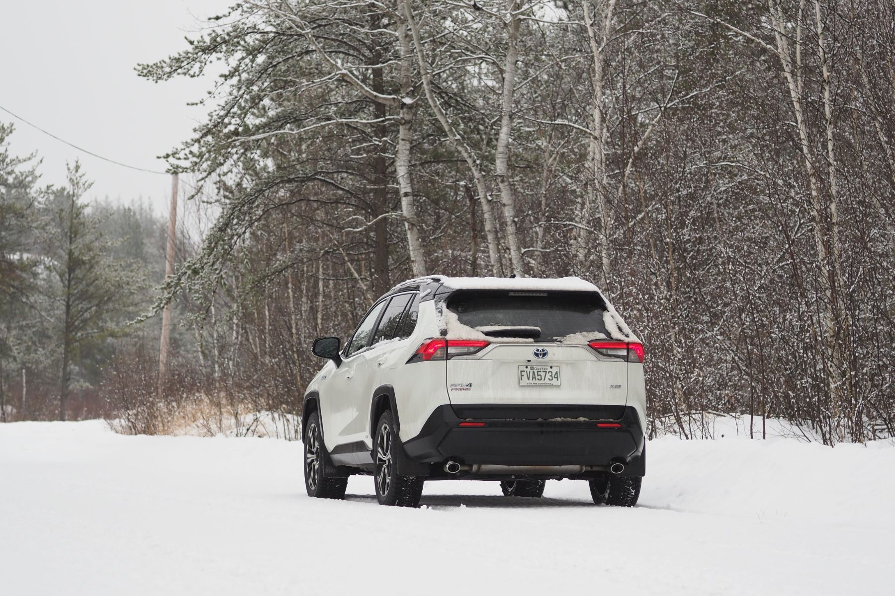 Tackling winter in the 2021 Toyota RAV4 Prime | Driving