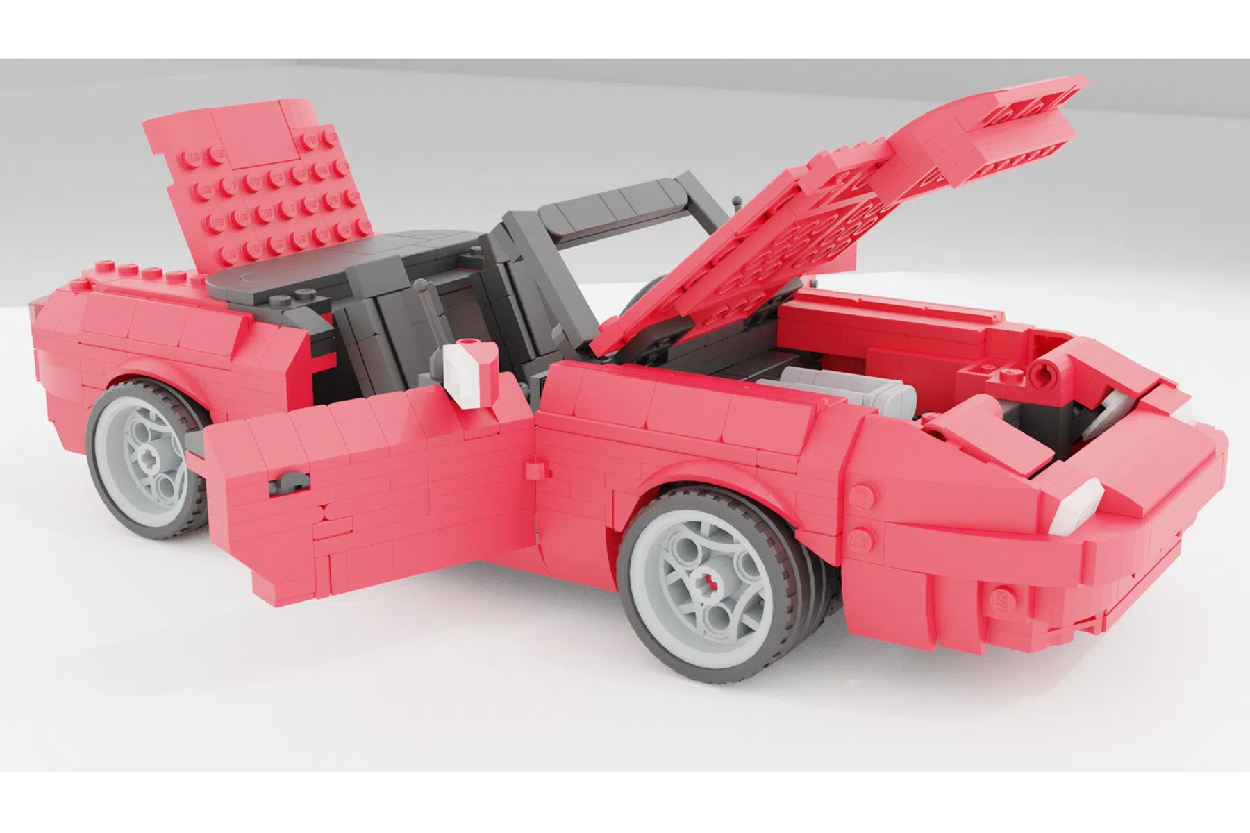 Well-detailed toy-brick Mazda Miata build proposed as LEGO Ideas kit ...
