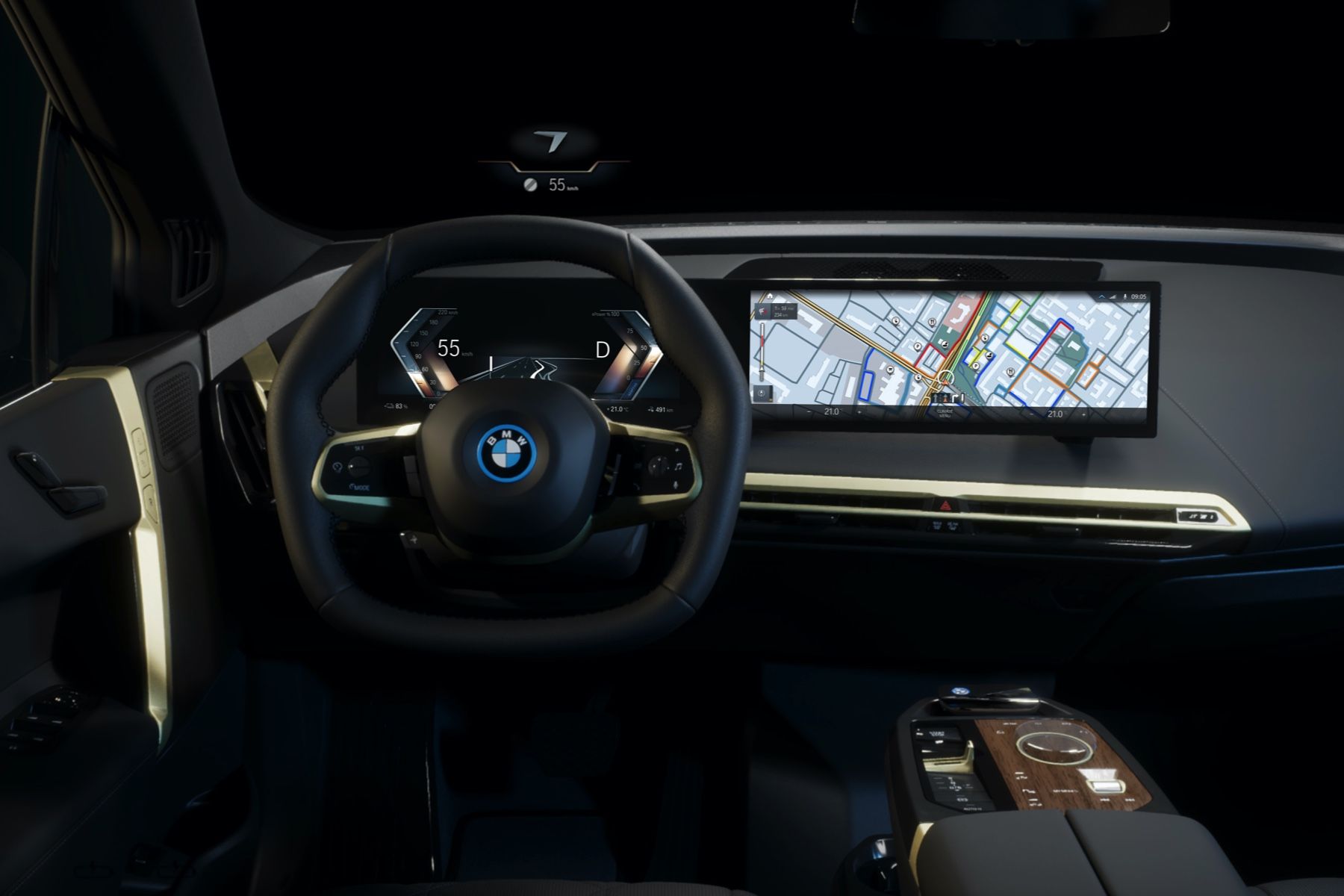 BMW's new iDrive 8 controls include 'floating' curved-screen display ...