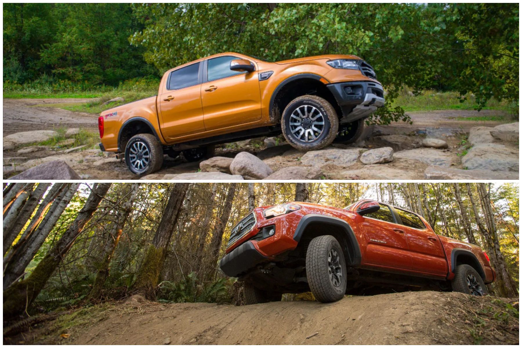 Arch Rivals: Ford Ranger versus Toyota Tacoma | Driving
