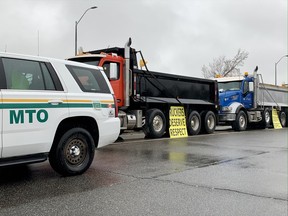 GTA dump truck protests occupy MTO inspection stations | Driving