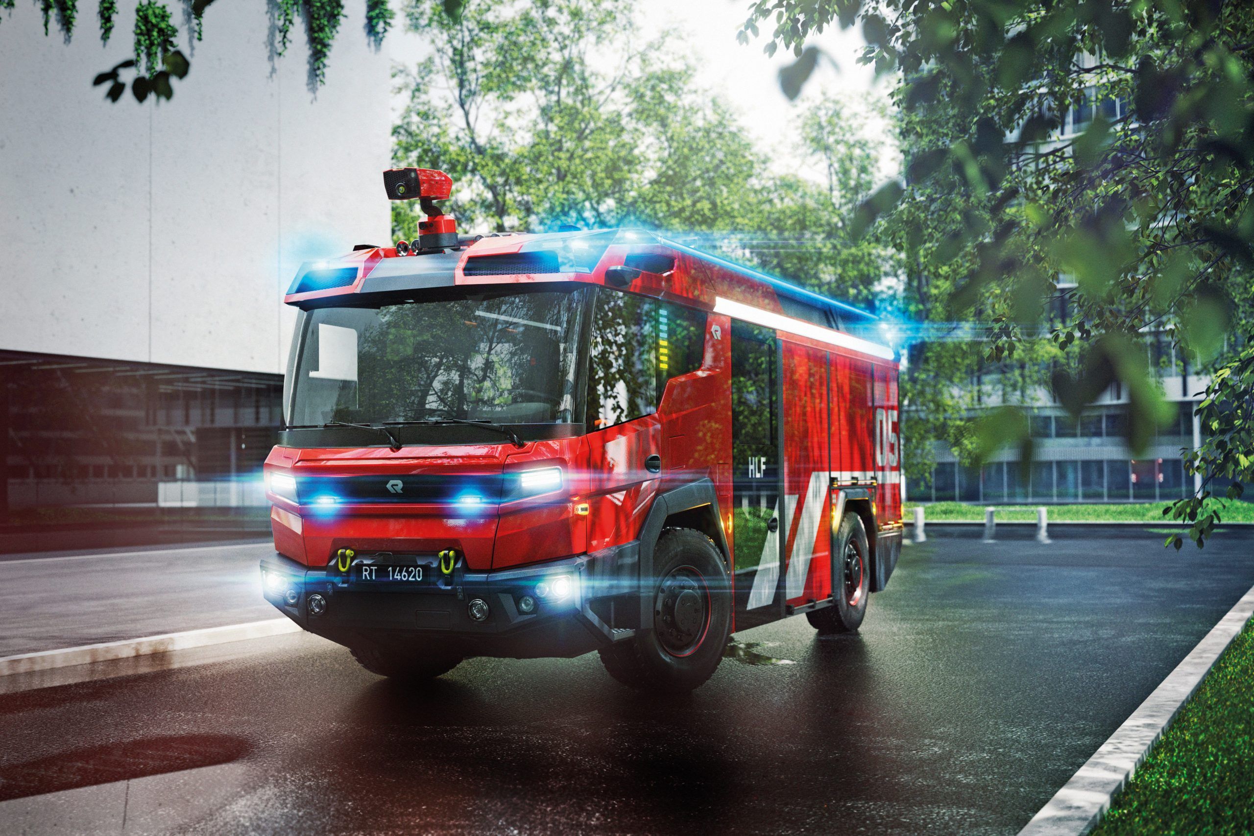 Brampton is approved for Ontario's first EV fire truck | Driving