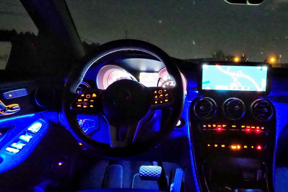 Driving After Dark: 2021 Mercedes-Benz GLC 300 SUV review | Driving