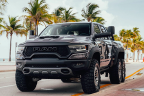 Weapons-Grade Brute: Custom six-wheeled Ram TRX 6x6 | Driving