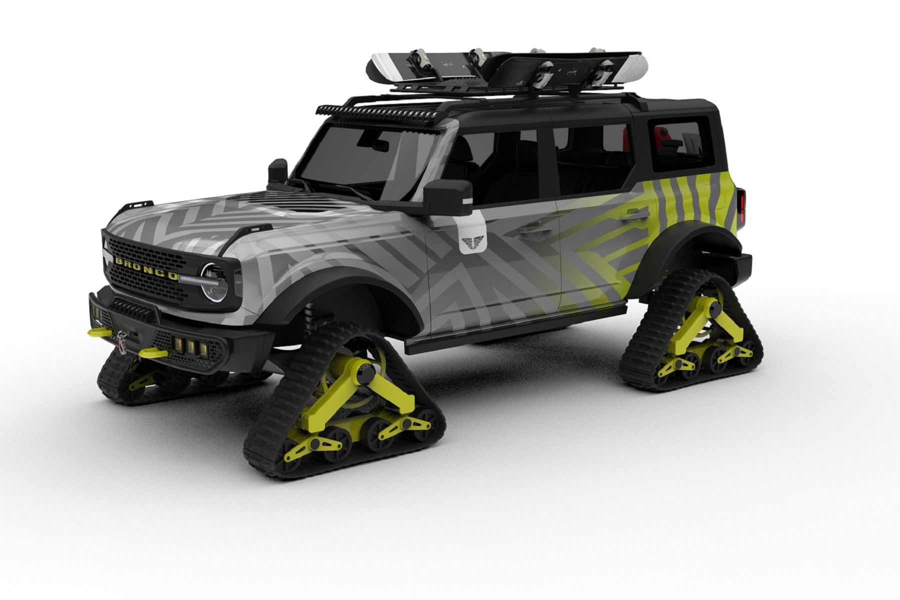 Ford debuts 6 Bronco concepts for SEMA, including one on tracks | Driving