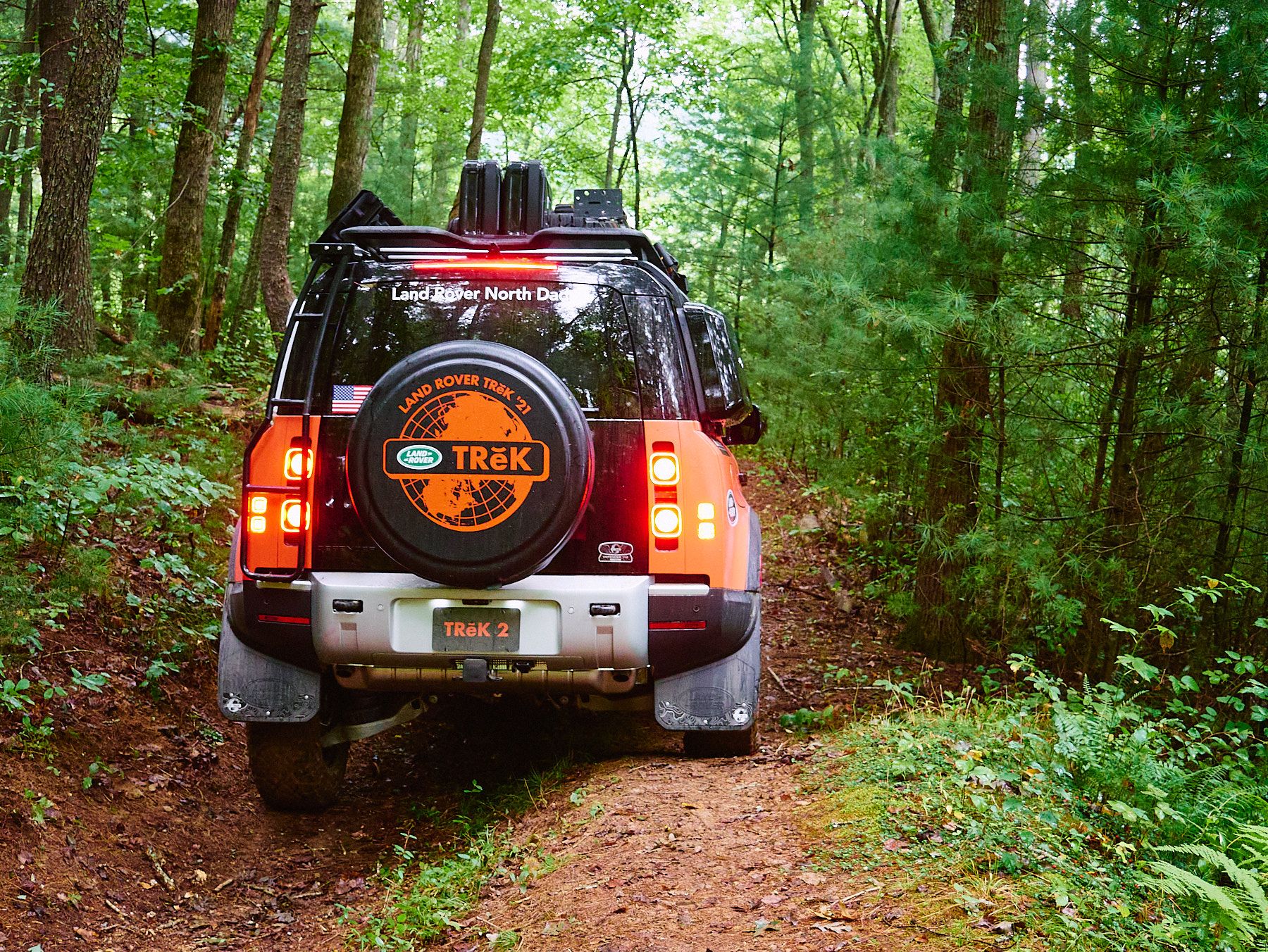 Twisting the Defender 110 through a Land Rover Trek | Driving