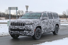 Spied! Jeep's Grand Wagoneer is getting a long-wheelbase version | Driving