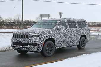 Spied! Jeep's Grand Wagoneer is getting a long-wheelbase version | Driving