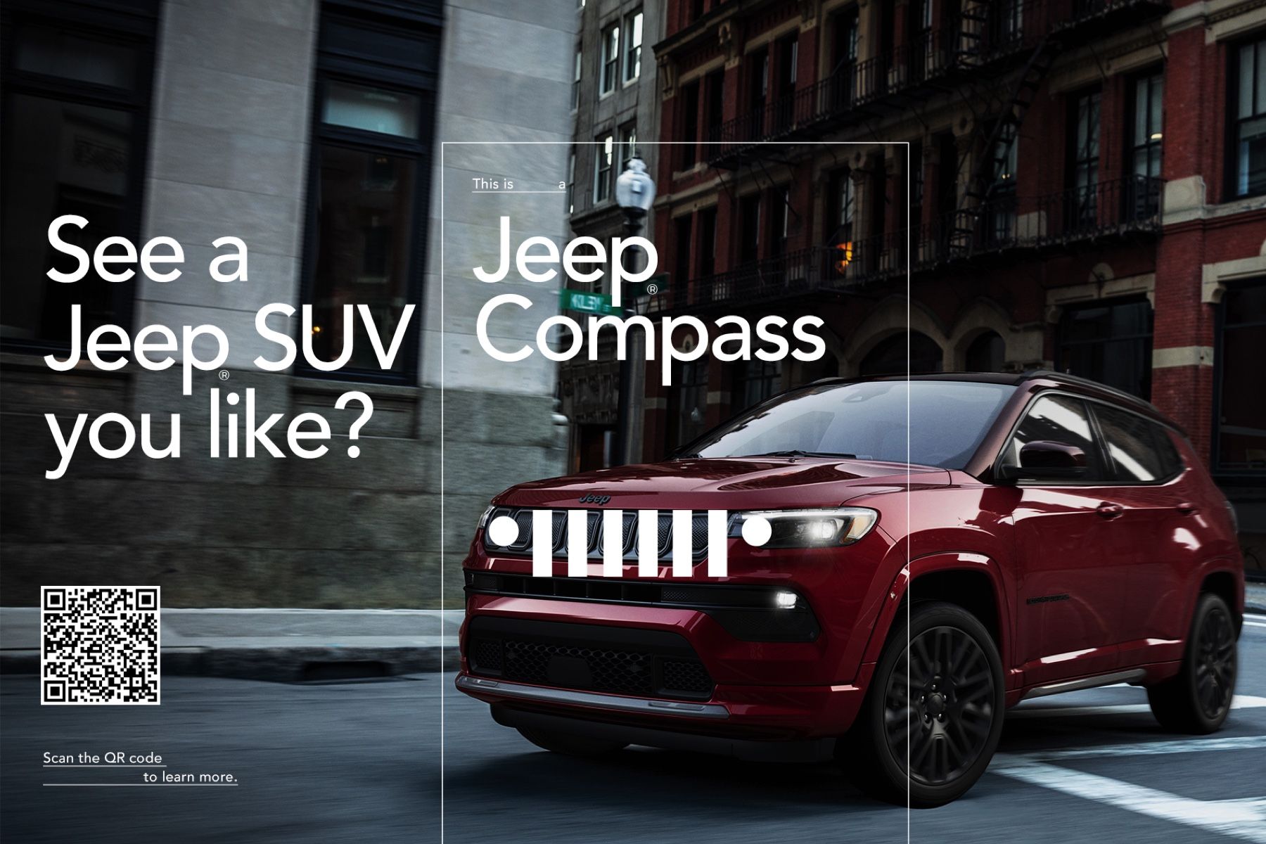 Jeep just turned its grilles into scan-able codes to help you car-shop ...