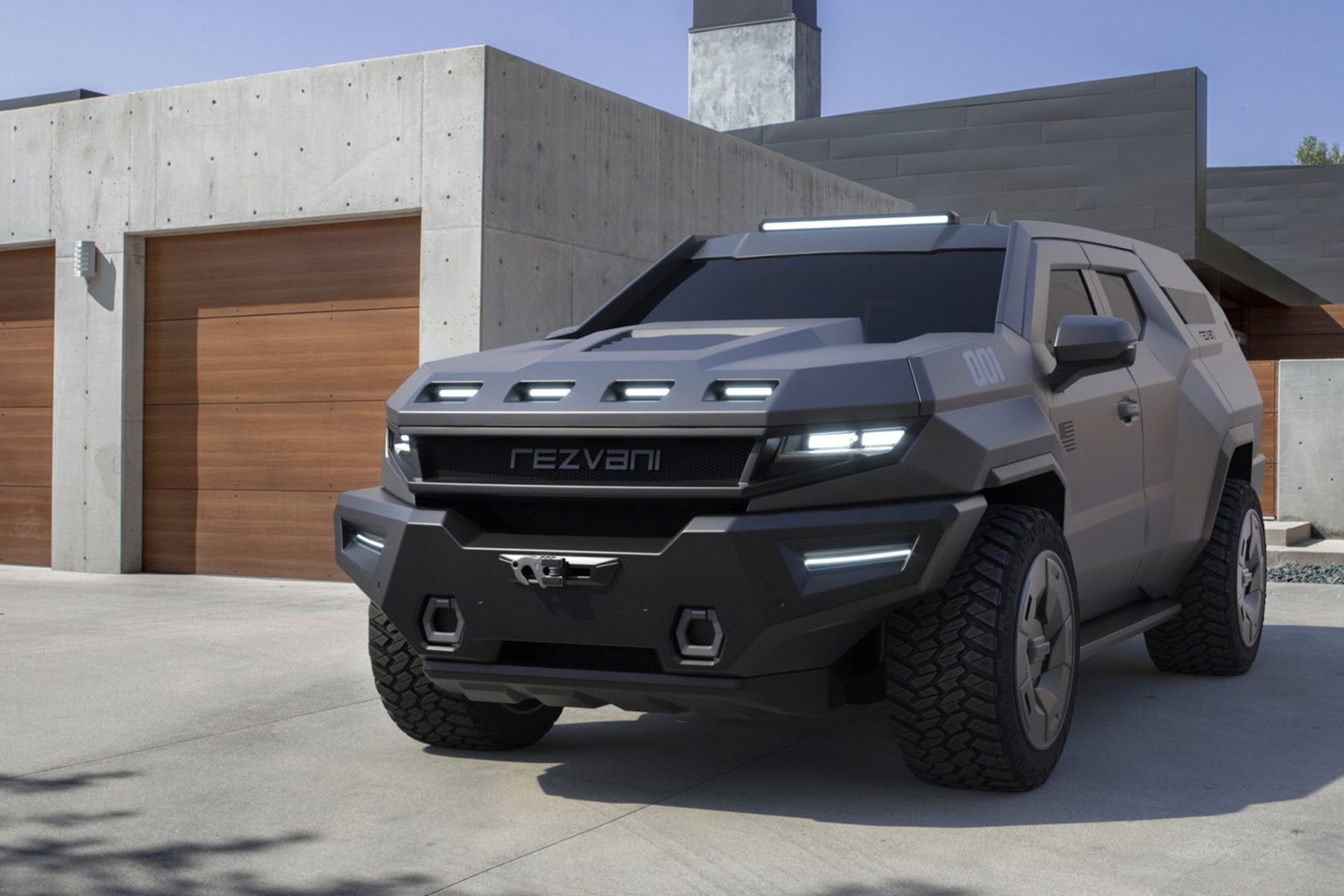 Rezvani's 2023 Vengeance is a dystopian bullet-resistant 8-seater | Driving