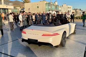 Genesis drops top on X concept line with folding-hardtop Convertible ...