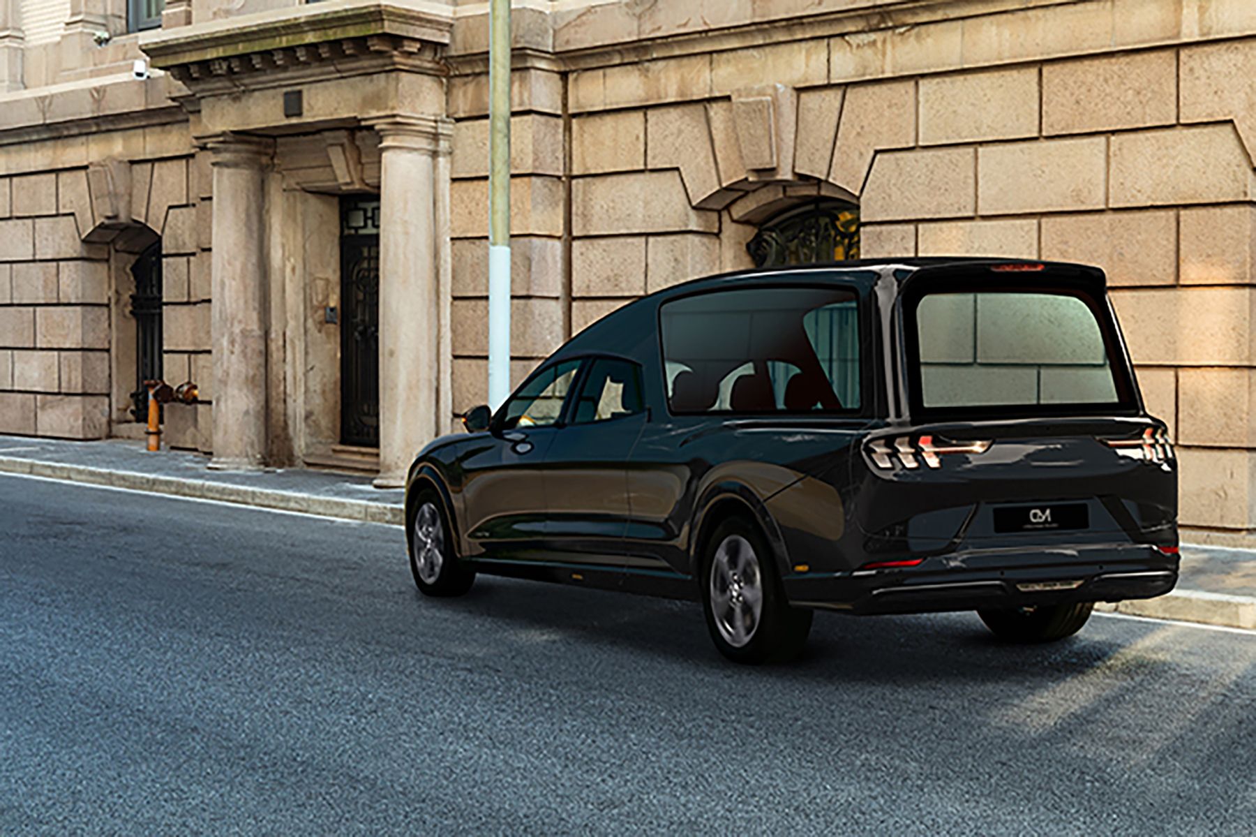 British coachbuilder constructs Ford Mustang Mach-E hearse and limo ...