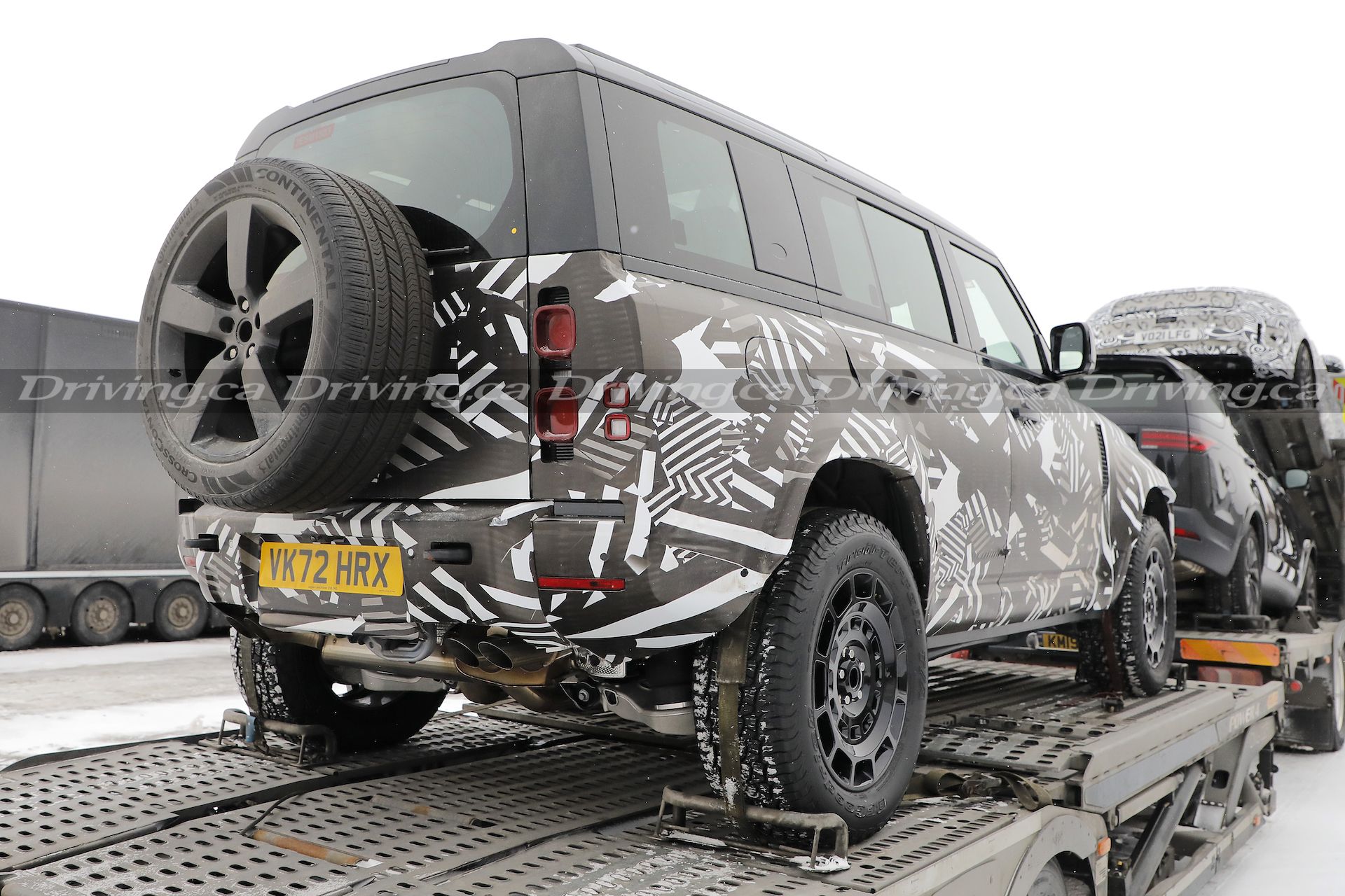 Land Rover Defender 110 SVX spied with extra off-road kit | Driving