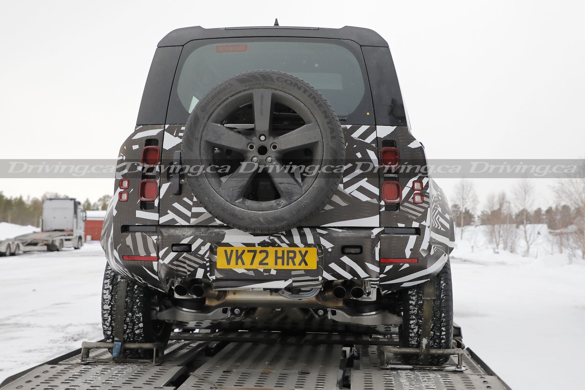 Land Rover Defender 110 SVX spied with extra off-road kit | Driving