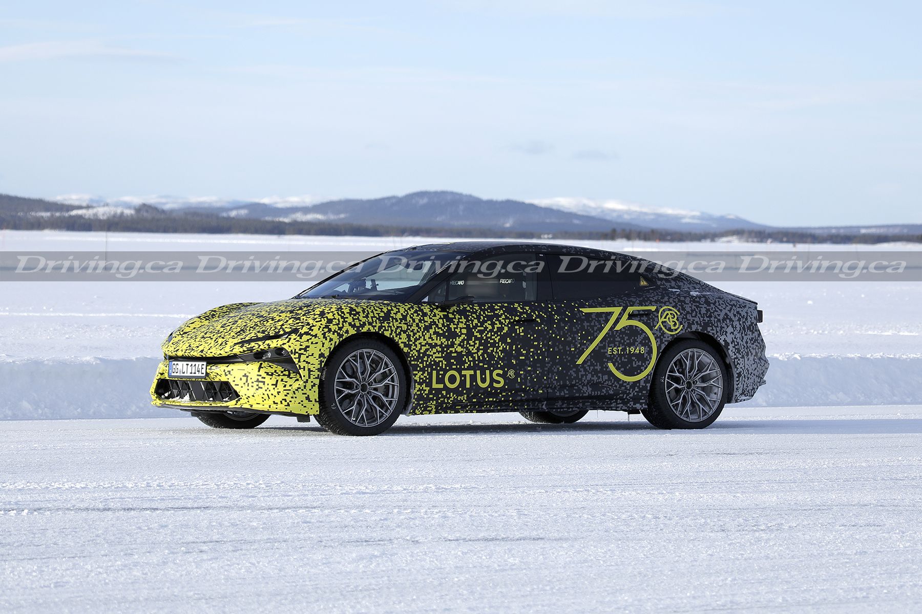 2024 Lotus Envya EV sedan spied with familiar design | Driving