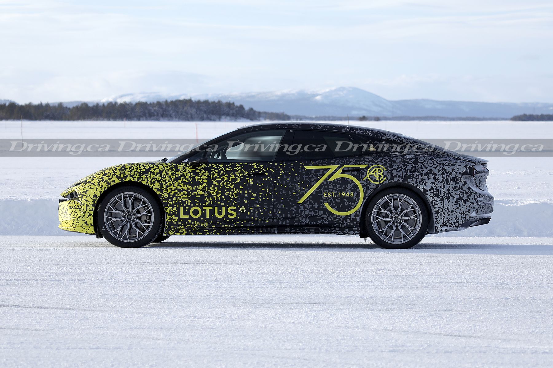 2024 Lotus Envya EV sedan spied with familiar design | Driving