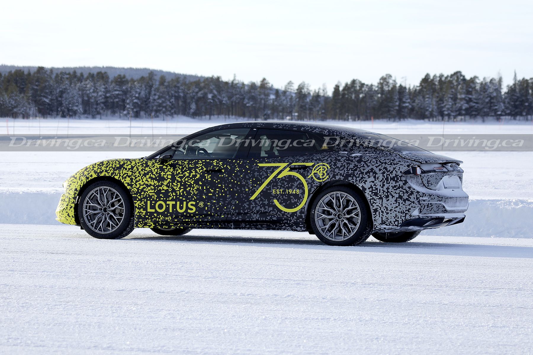 2024 Lotus Envya EV sedan spied with familiar design | Driving